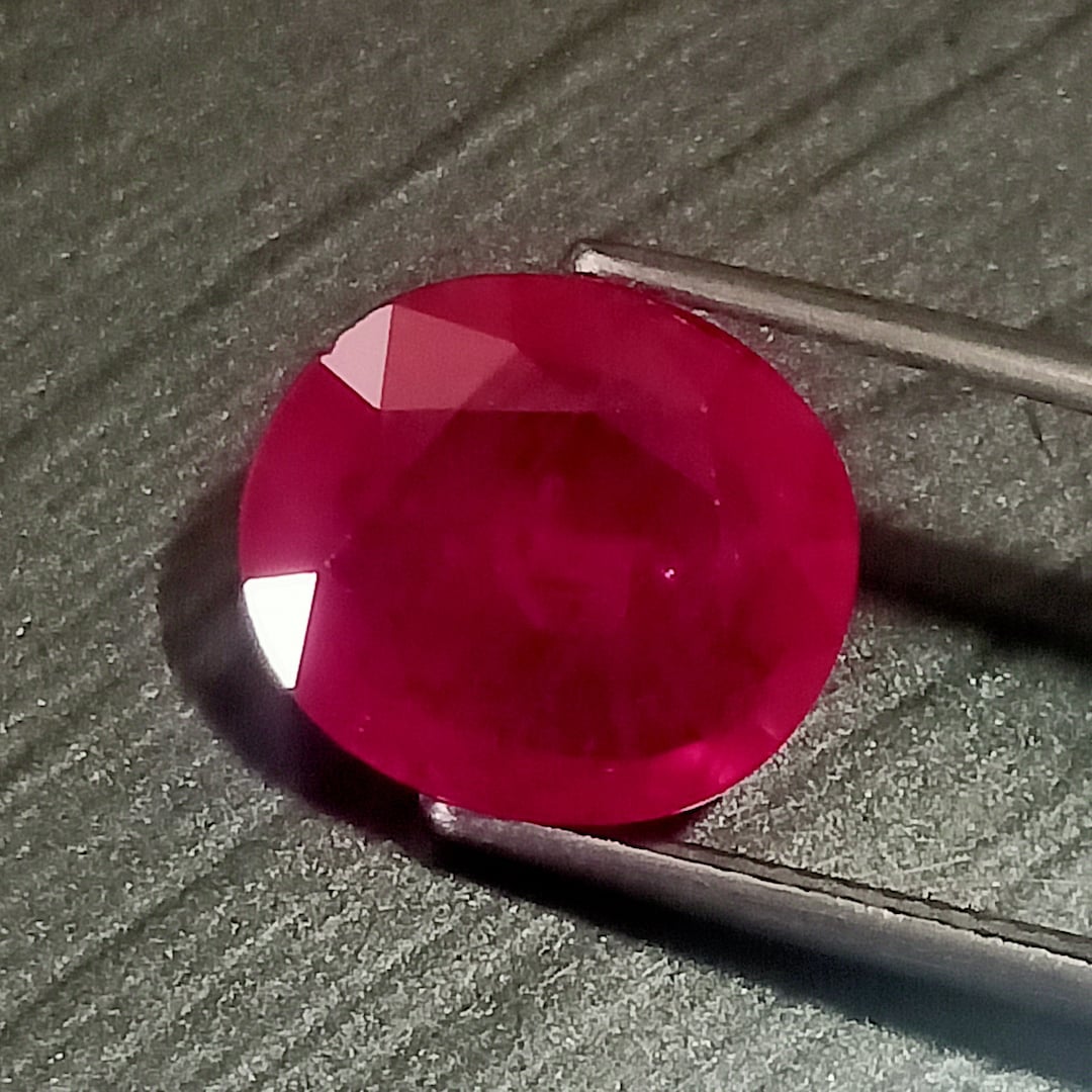 Large Ruby, 4.79 Carat, Burmese Ruby, Ruby, Ruby Myanmar, Natural Ruby ...