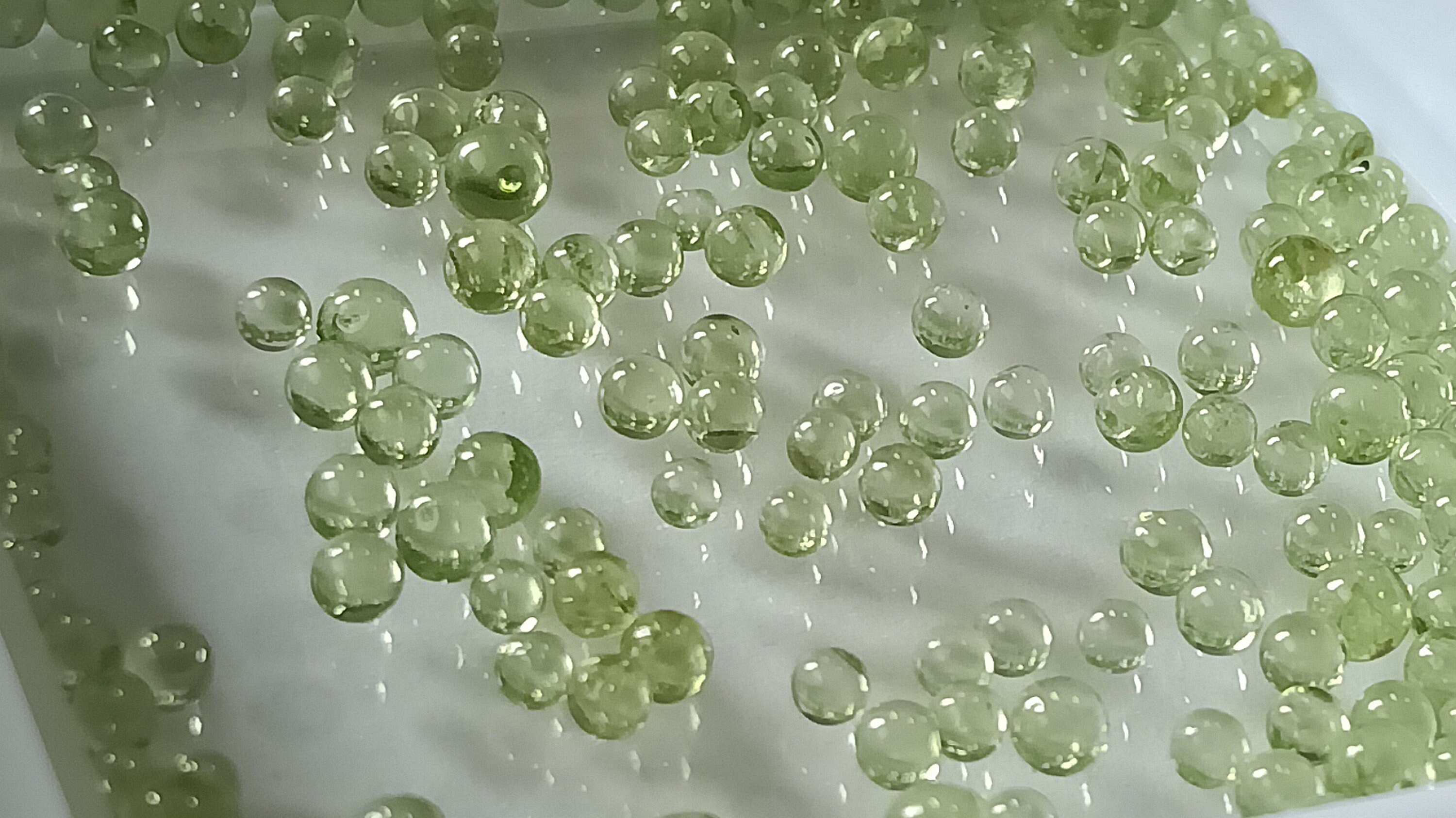 Peridot Ball Beads , 30.31 Cttw , Peridot , Peridot Round Ball ...