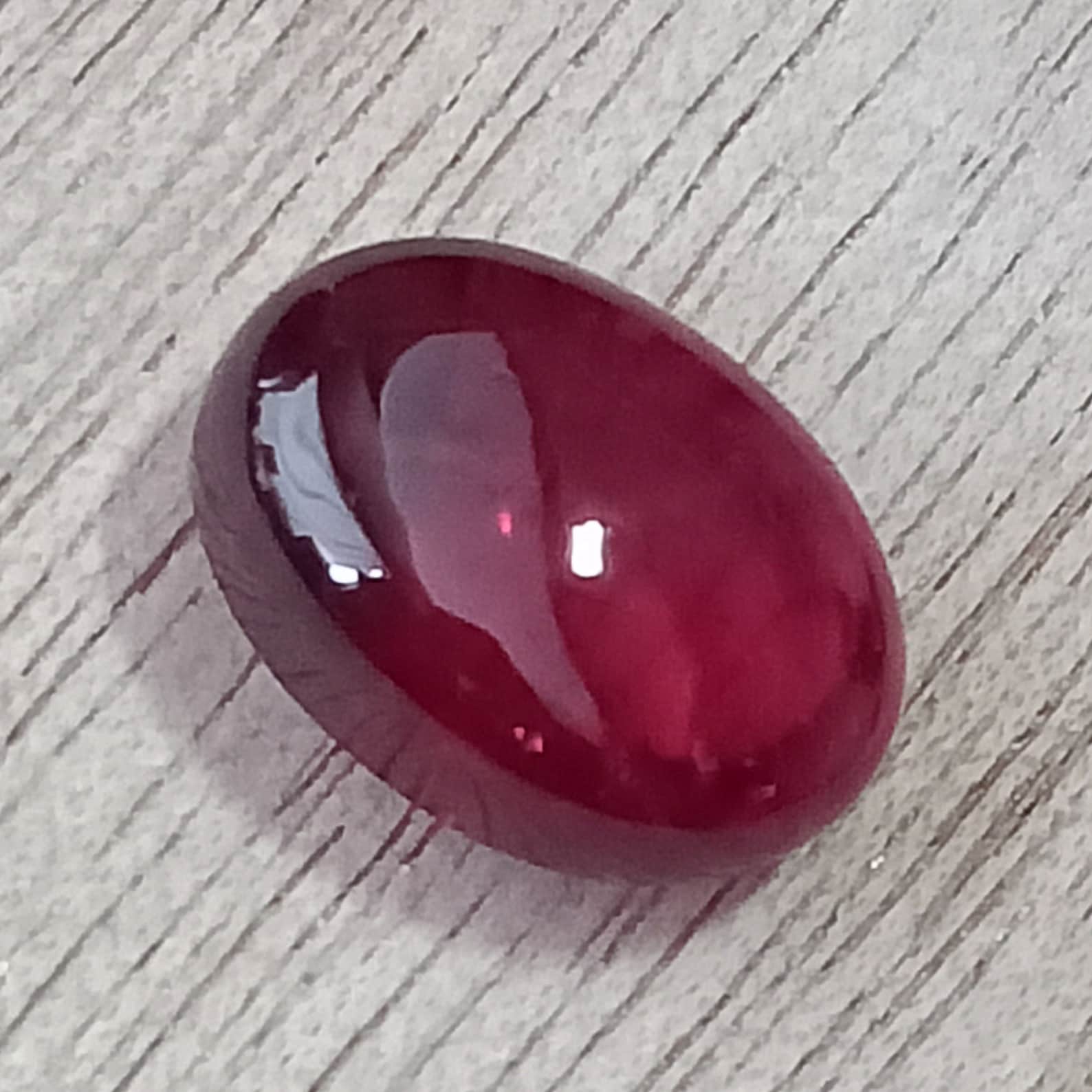 Rubellite, 5.30 Cts., Rubelite, Tourmaline, Oval Shape, Cabochon ...