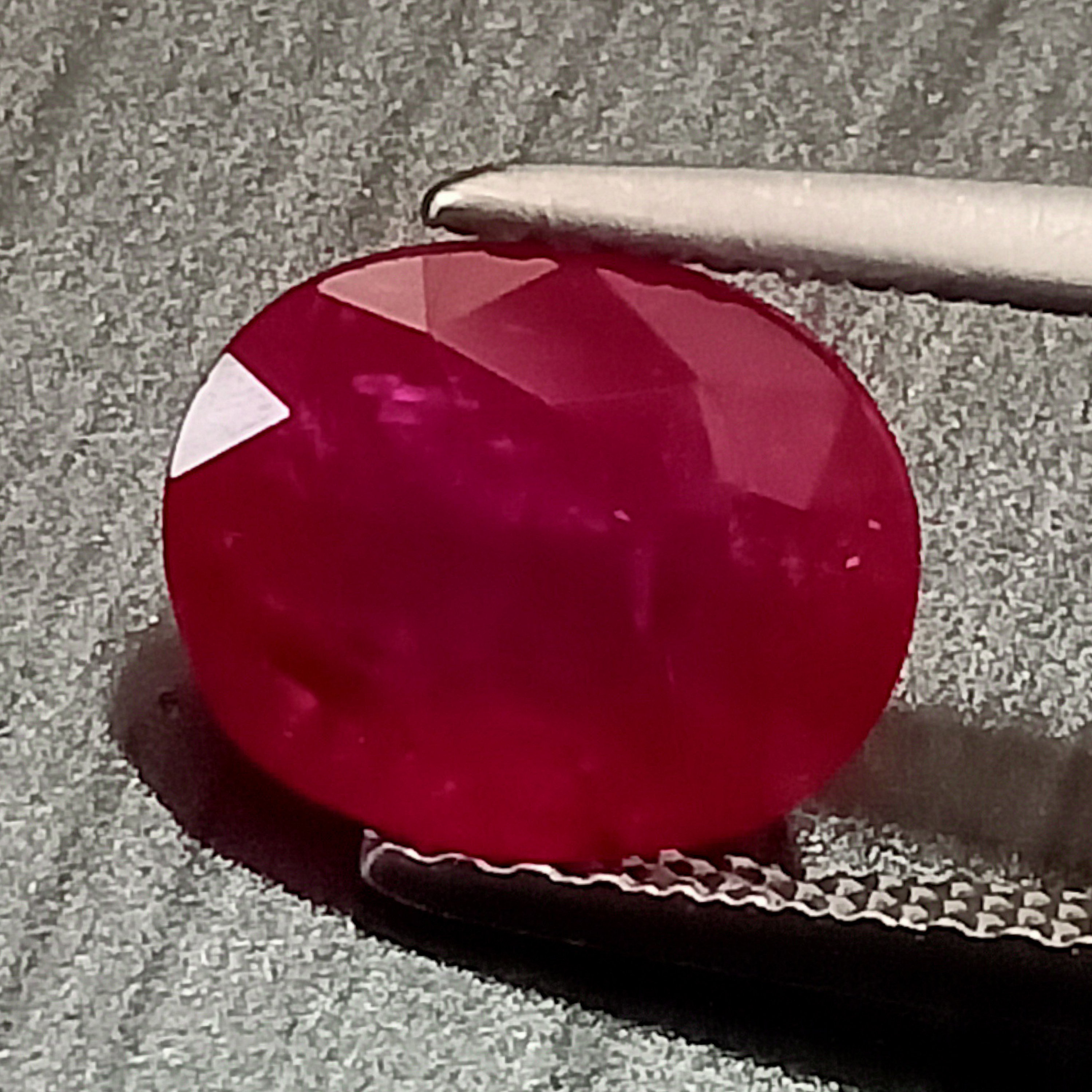 Ruby Myanmar Ruby 2.30 Cts. Burmese Ruby Burma Ruby Dark - Etsy
