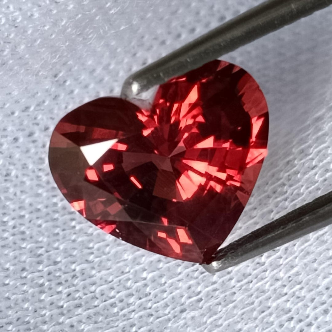 Vivid Red Orange Spinel, Burmese Spinel, 3.04 Ct, GFCO Certified ...