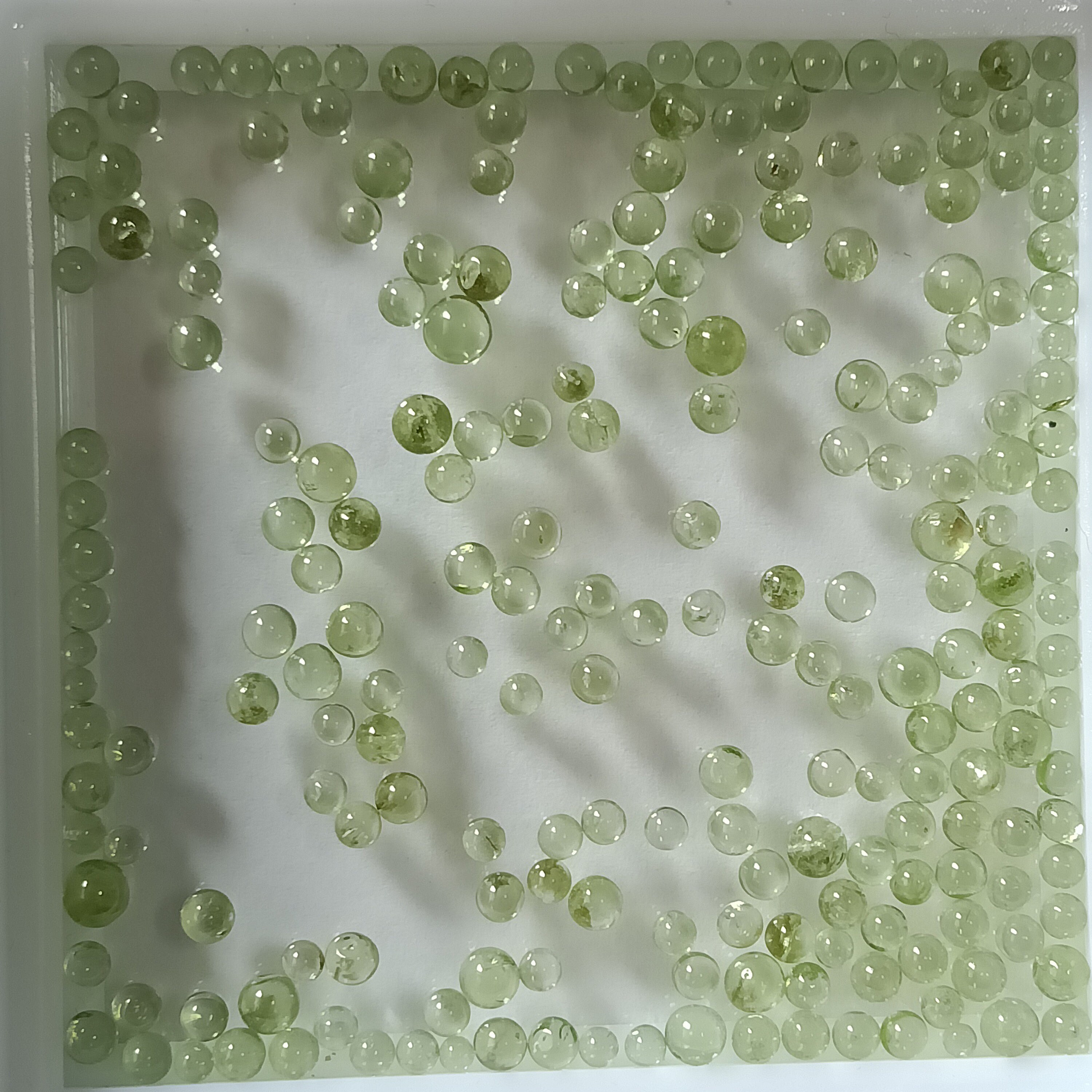 Peridot Ball Beads , 30.31 Cttw , Peridot , Peridot Round Ball ...