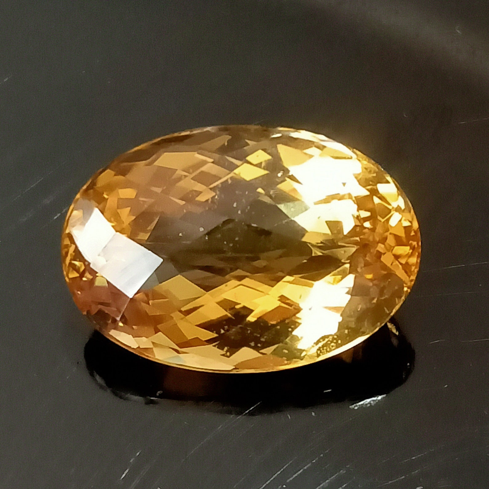 Natural Yellow Beryl, Heliodor, 12.62 Cts, Yellow Beryl Oval Shape ...