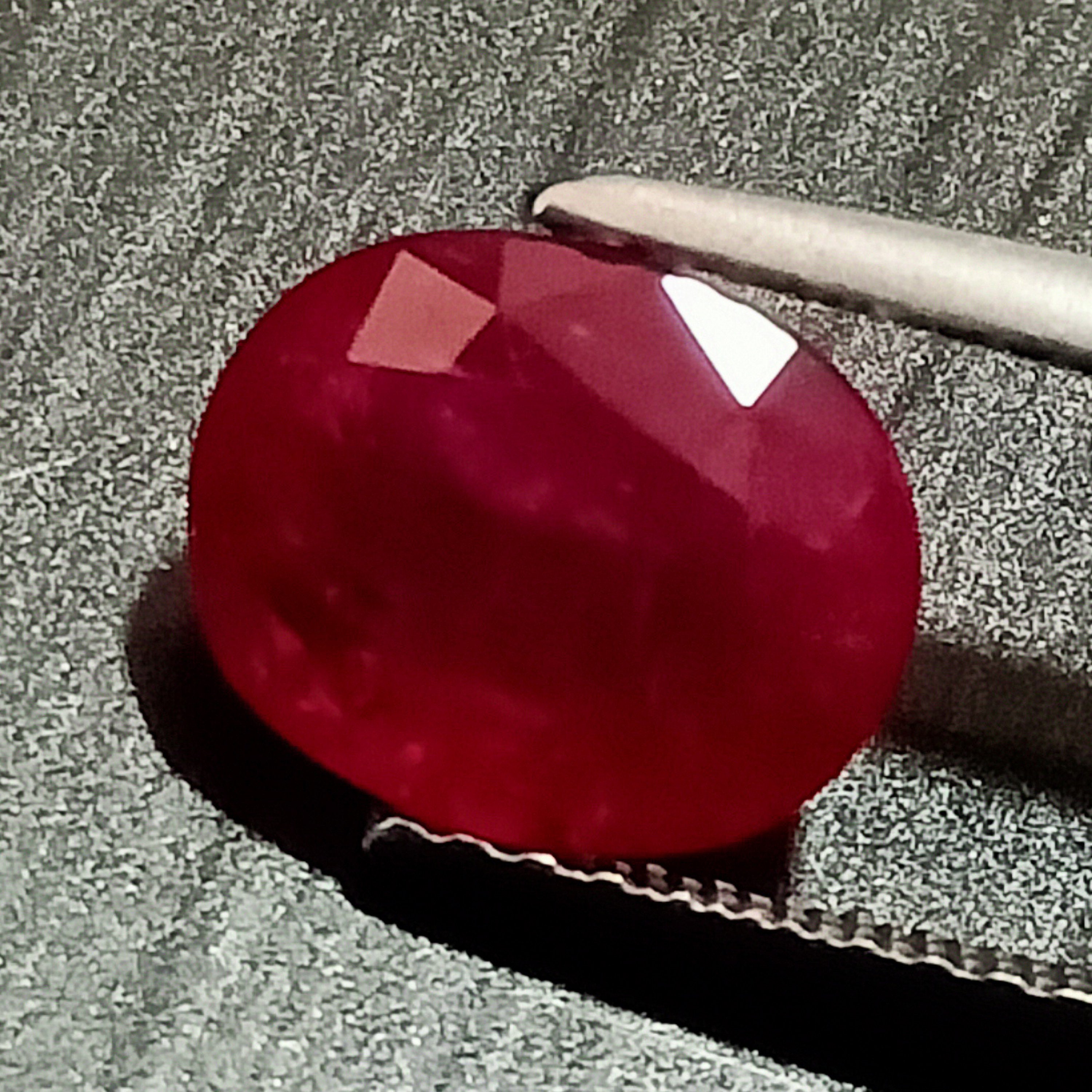Ruby Myanmar Ruby 2.30 Cts. Burmese Ruby Burma Ruby Dark - Etsy