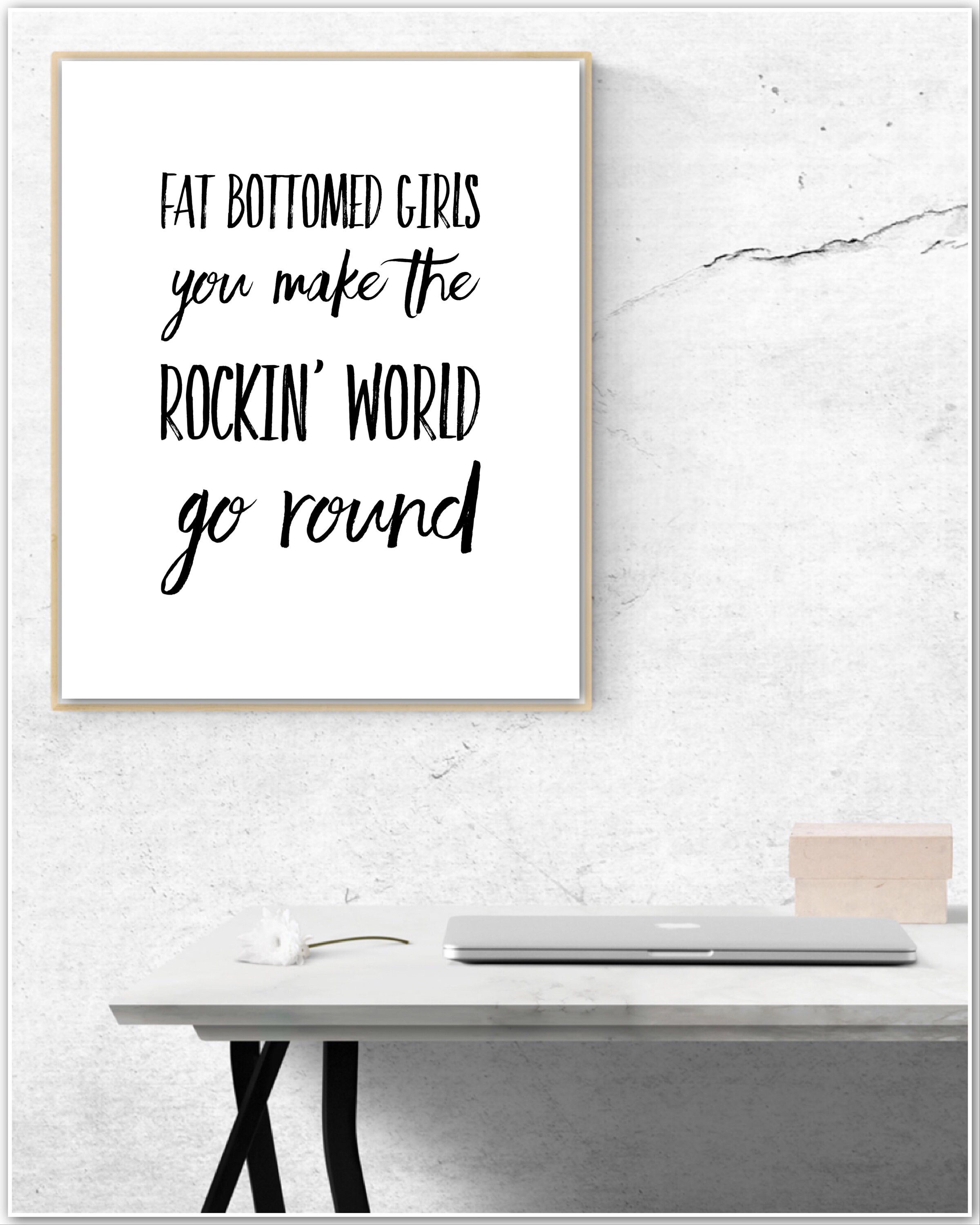 Fat Bottomed Girls You Make The Rockin World Go Round Etsy Canada