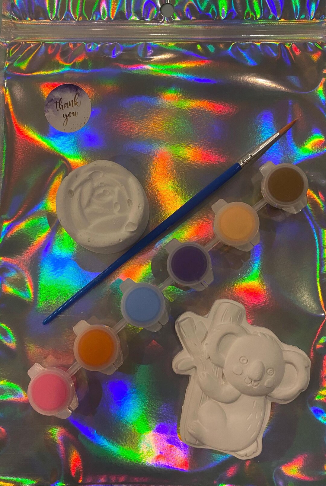 Australian Animals Mixed Design Plaster Paint Set in Bag- Perfect for a ...