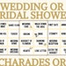 Bridal Shower Games | Charades or Draw It Cards | Wedding Activities ...