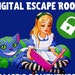 Alice in Wonderland Digital Escape Room: Grades 5-9 (PDF) - Etsy