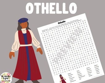 Shakespeare Macbeth Word Search Puzzle Digital Download | Etsy