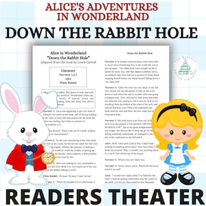 Alice in Wonderland, Readers Theater Script, Educational Resource ...