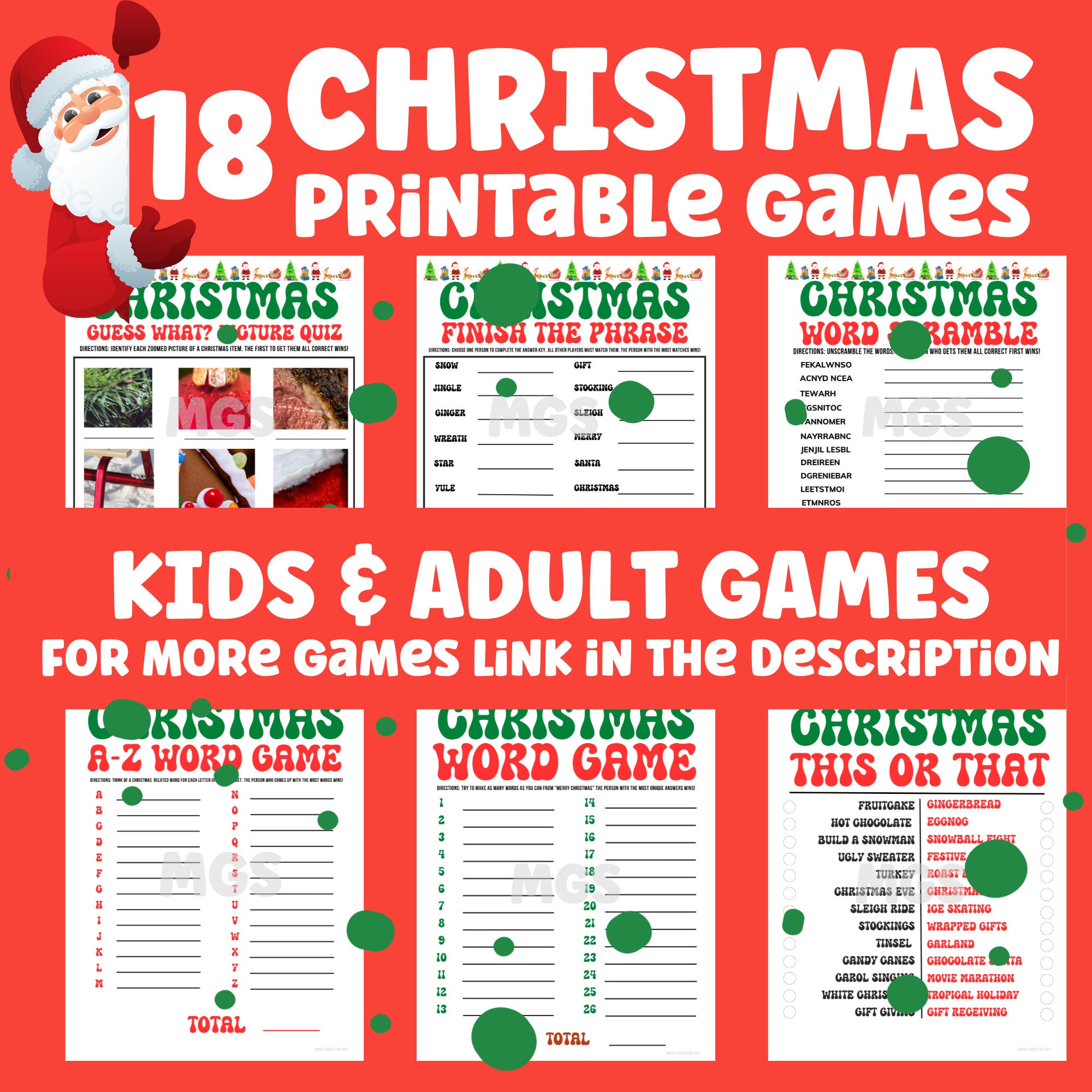 Nutcracker Name Game: Printable Christmas Party Activity (digital ...