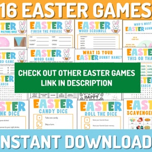Easter Games, Guess What Picture Game, Easter Activities, Instant ...