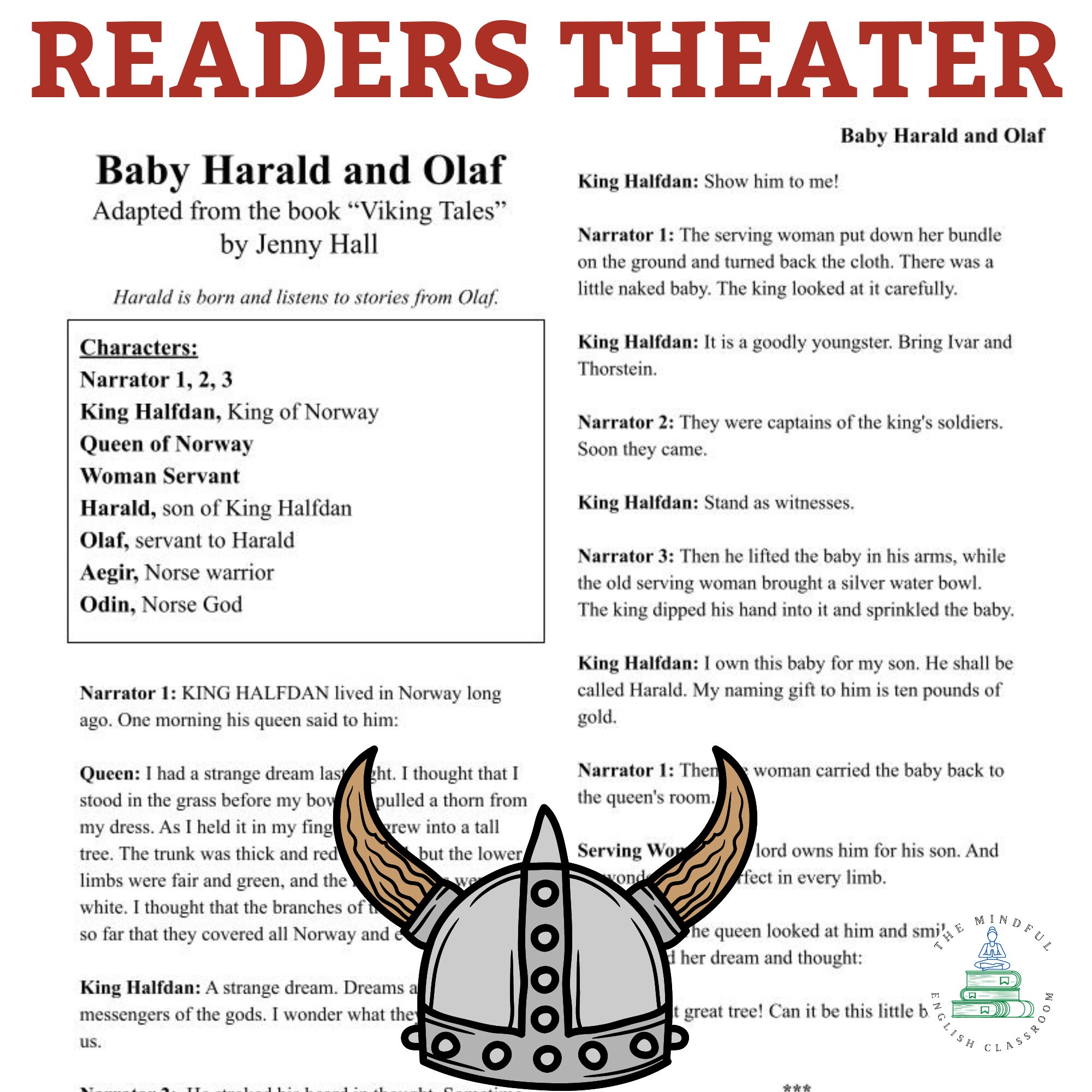 Viking Tales, Readers Theater Script, Educational Resource, Theatrical ...