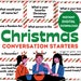 Christmas Conversation Starters | Ice Breaker | Christmas Party Games ...