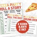 Pizza Party Game Bundle: Roll the Dice, Story, Drunk Dice (instant ...