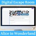 Alice in Wonderland Digital Escape Room: Grades 5-9 (PDF) - Etsy