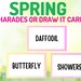 Spring Games | Charades or Draw It Cards | Classroom Activities ...