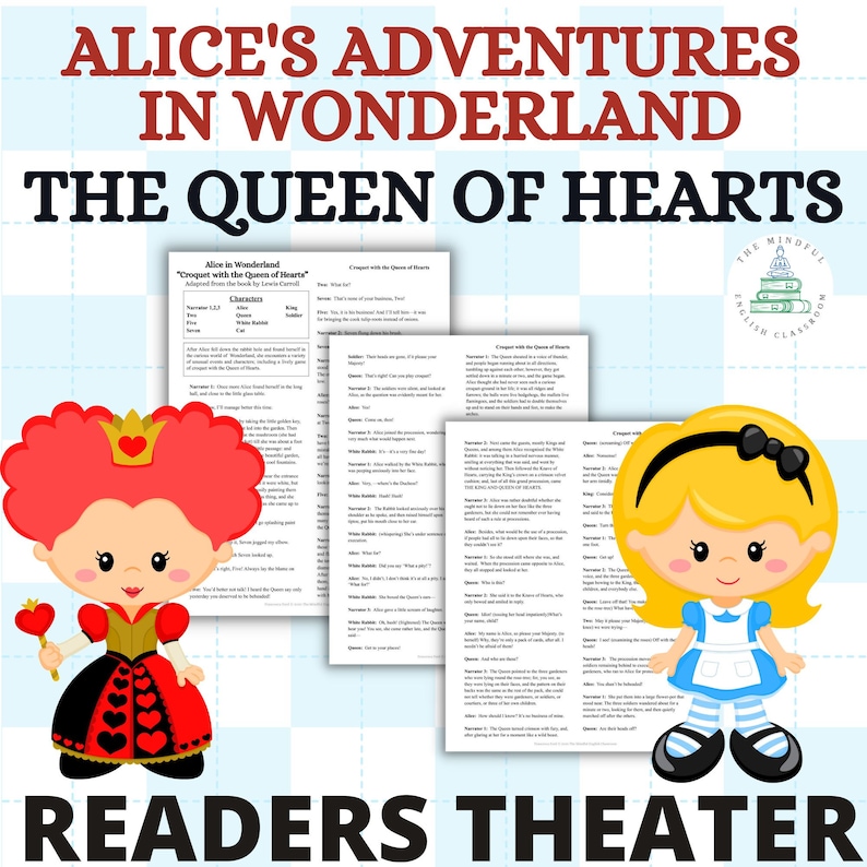 Alice in Wonderland Readers Theater Script: Croquet With the Queen (PDF ...