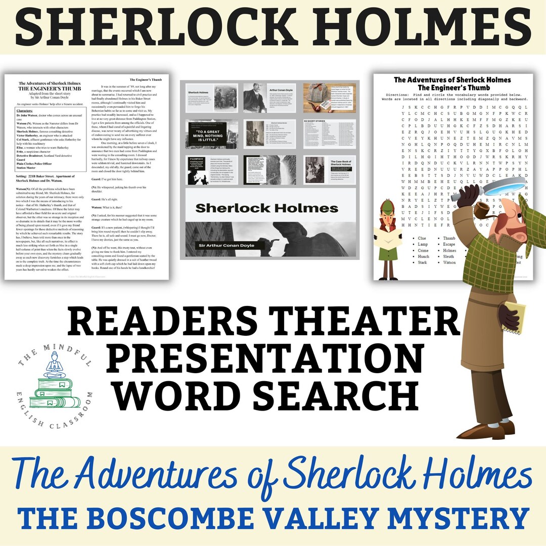 Sherlock Holmes Readers Theater Script: Boscombe Valley Mystery ...
