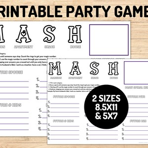 Black and White Mash Printable Party Game, Coloring, Birthday ...