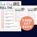 Book Club Roll the Dice Game: Discussion Questions (digital Download ...