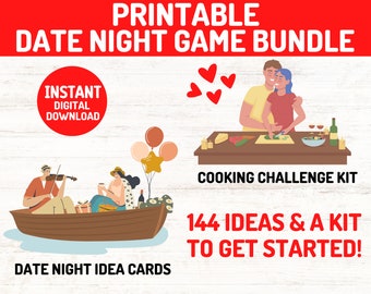 Date Night Printable Cooking Competition at Home Instant - Etsy