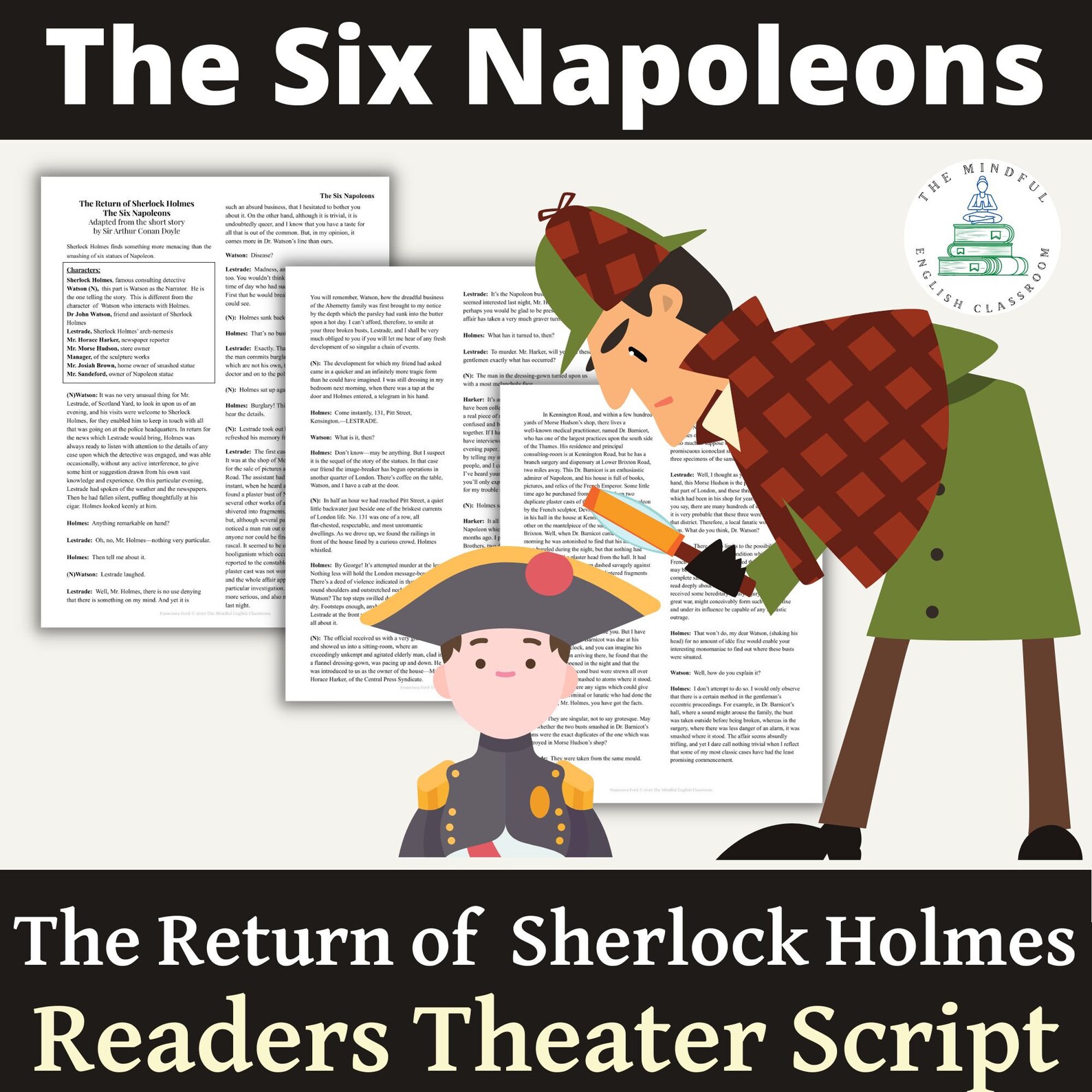 Sherlock Holmes Readers Theater Script: the Six Napoleons (digital ...