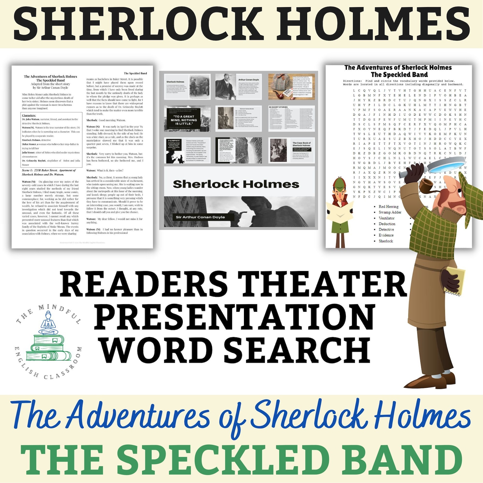 Sherlock Holmes, Readers Theater Script, Educational Resources ...