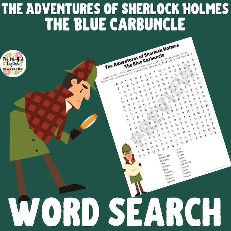 Sherlock Holmes Readers Theater Script: the Blue Carbuncle (digital ...