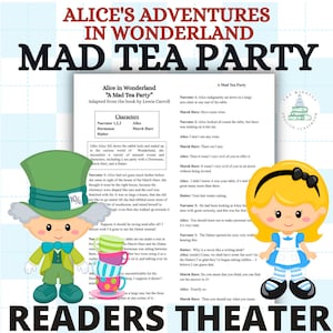 Alice in Wonderland Readers Theater Script: Mad Tea Party (PDF) - Etsy