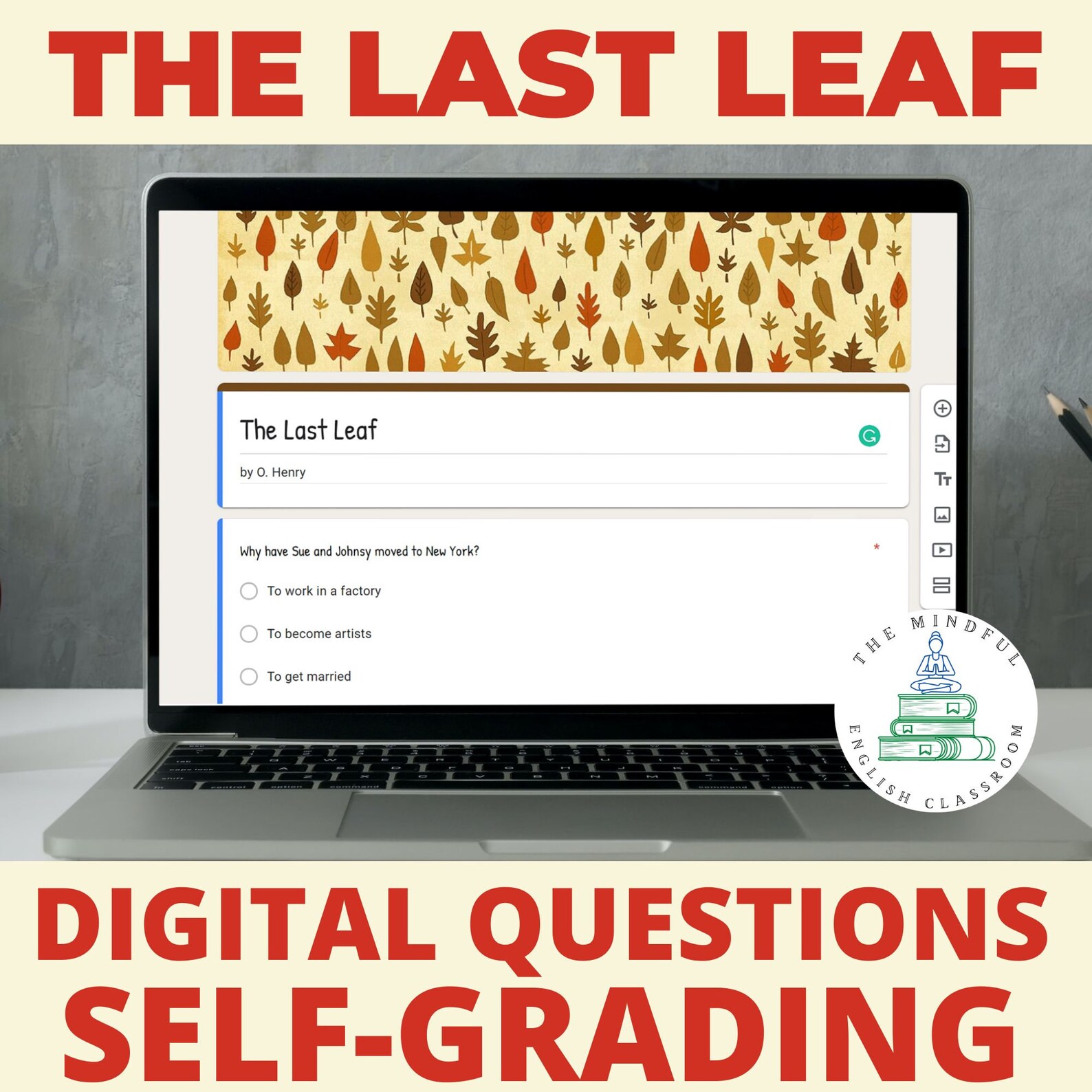 The Last Leaf Readers Theater Script, Grades 7-12 (digital Download) - Etsy