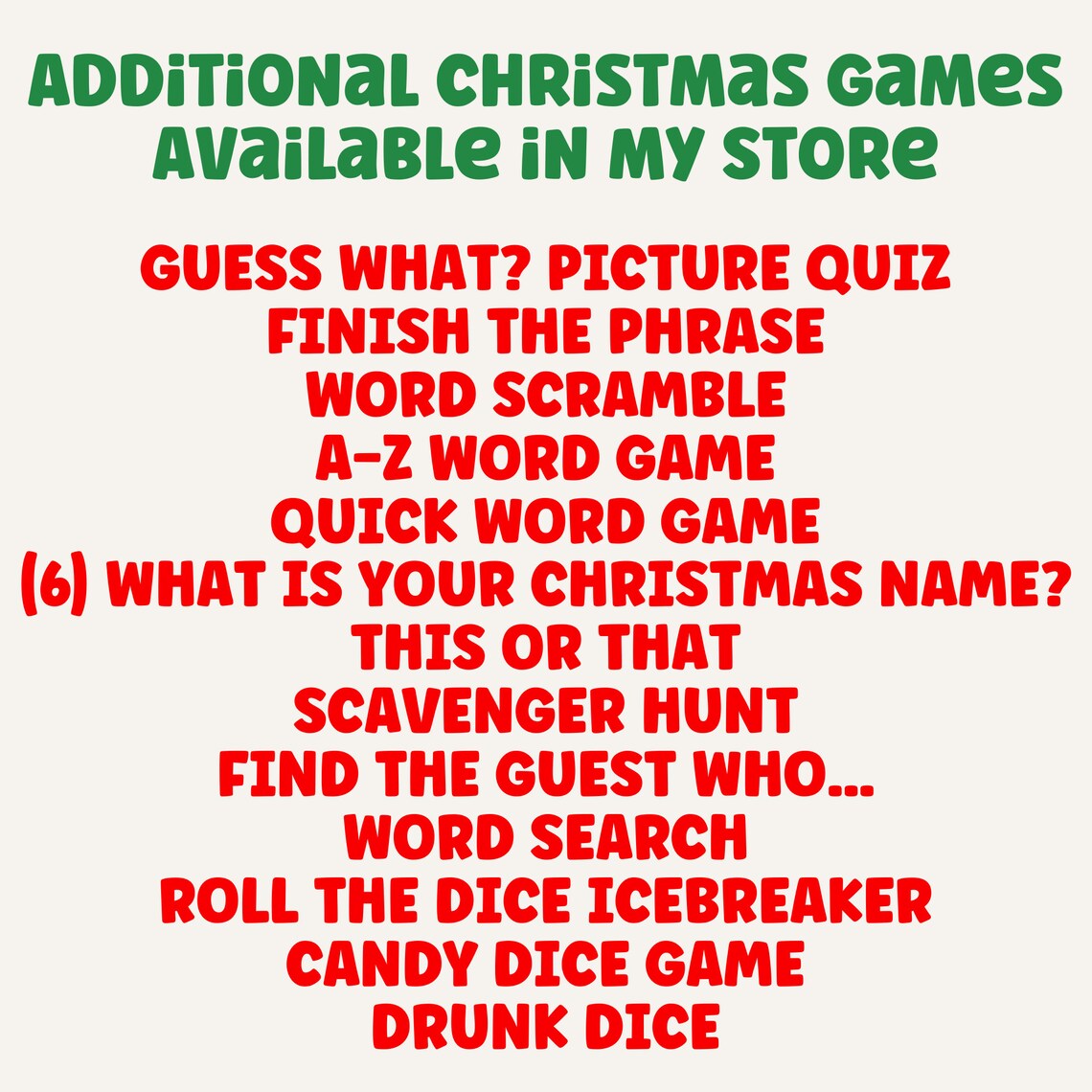 Nutcracker Name Game: Printable Christmas Party Activity (digital ...