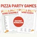 Pizza Party Games, Word Search, Word Scramble, Printable Party Games ...