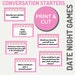 Date Night Conversation Starter Cards: Printable Couple Game (digital ...