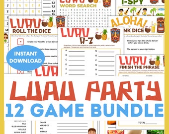 Kids Luau Birthday Party - Etsy