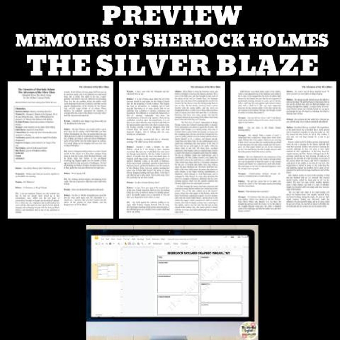 Sherlock Holmes Readers Theater Script: the Silver Blaze (digital ...