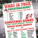 What is Your Christmas Name, Kids & Adults, Holiday Party Activities ...