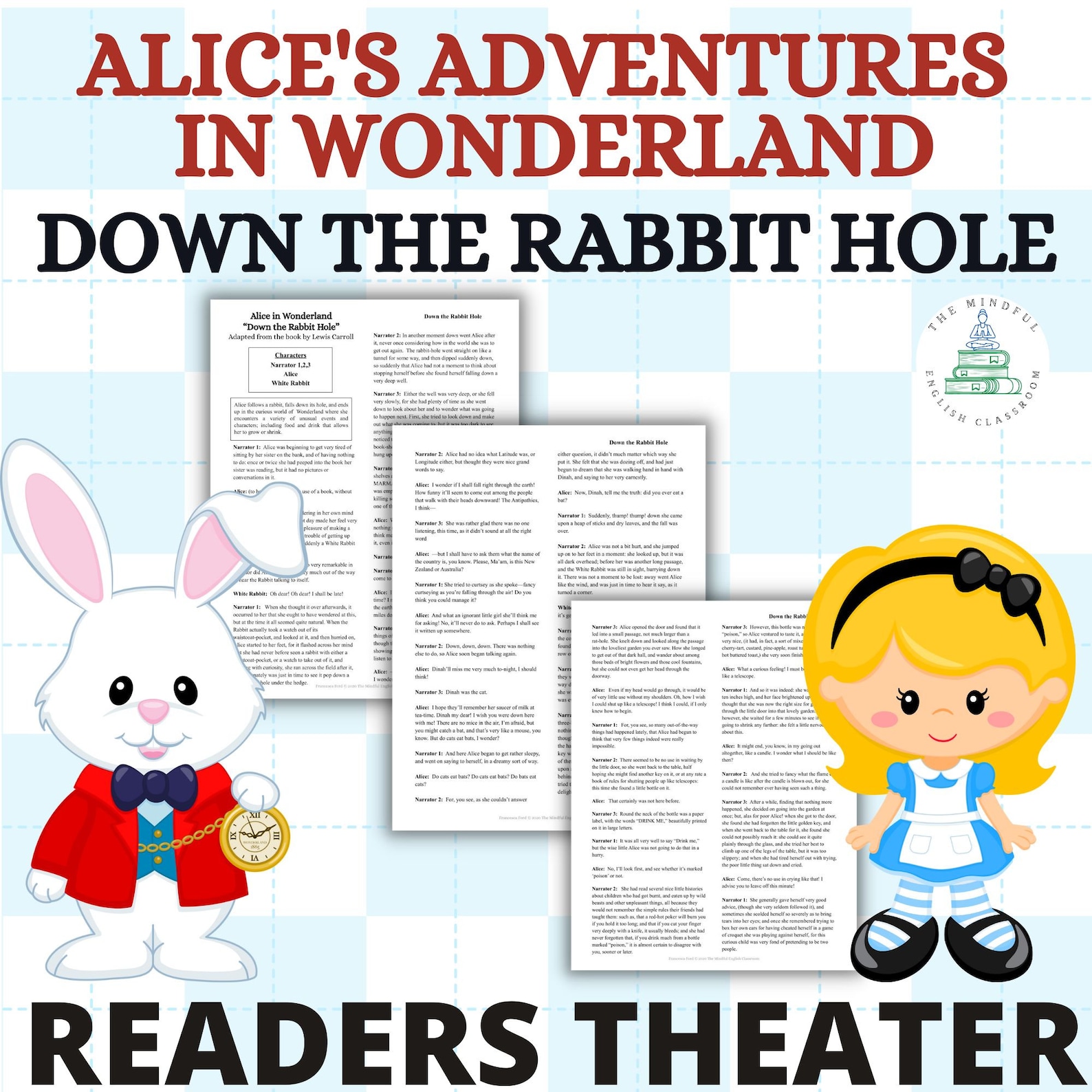 Alice in Wonderland, Readers Theater Script, Educational Resource ...