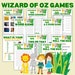 Wizard of Oz Game Bundle, Printable Party Games, Instant Download, Book ...