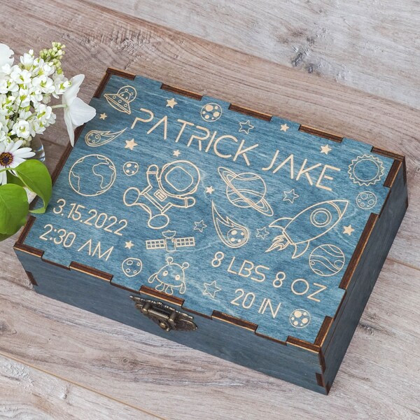 Baby Keepsake Box - Etsy