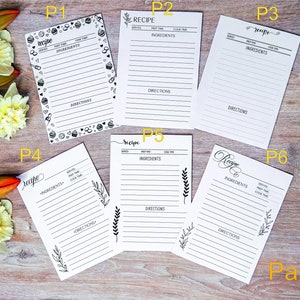 Personalized Wooden Recipe Book With Tab Dividers, Custom Cookbook ...