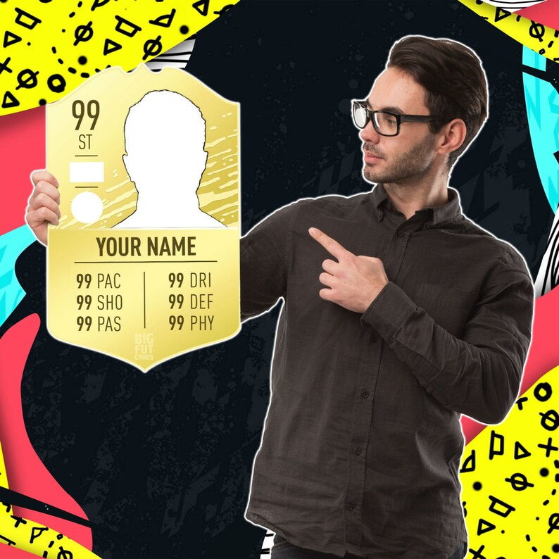 Personalised Rare Gold FUT Card FIFA 20 Ultimate Team | Etsy