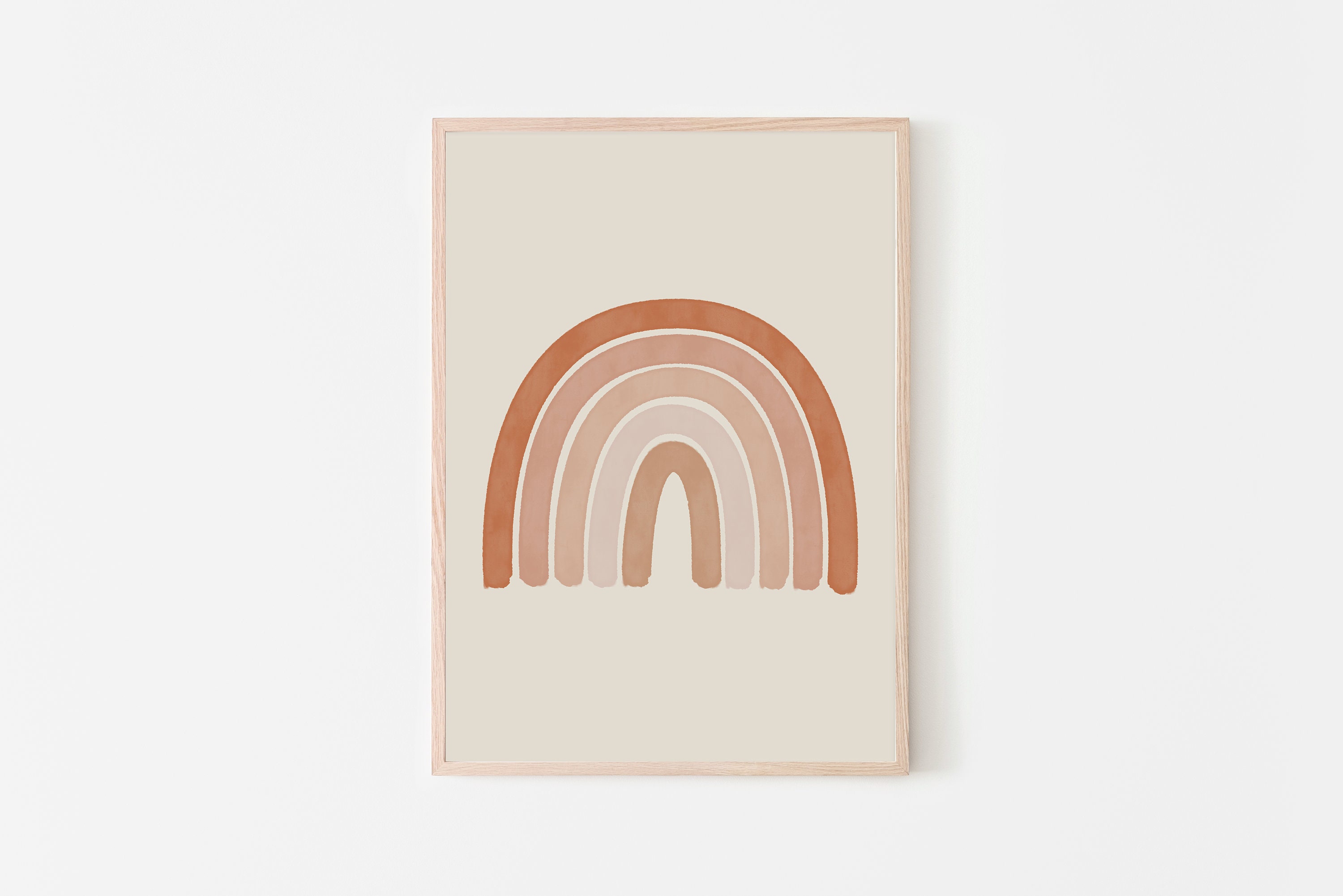 Boho Rainbow Alphabet Print Set of Two ABC Print | Etsy