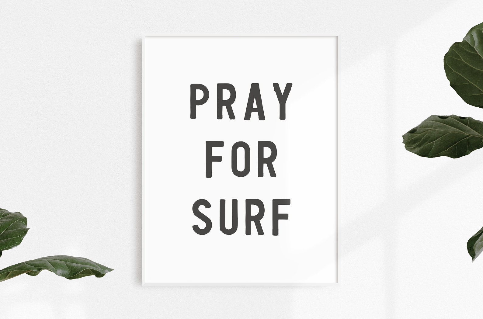 Pray for Surf Pray for Surf Print Surf Print Beach Print - Etsy