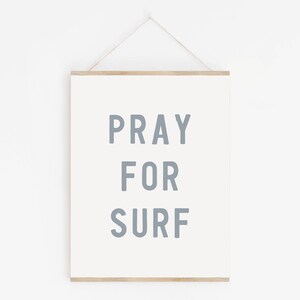 Pray for Surf - Blue | Pray for Surf Print | Surf Print | Beach Print ...