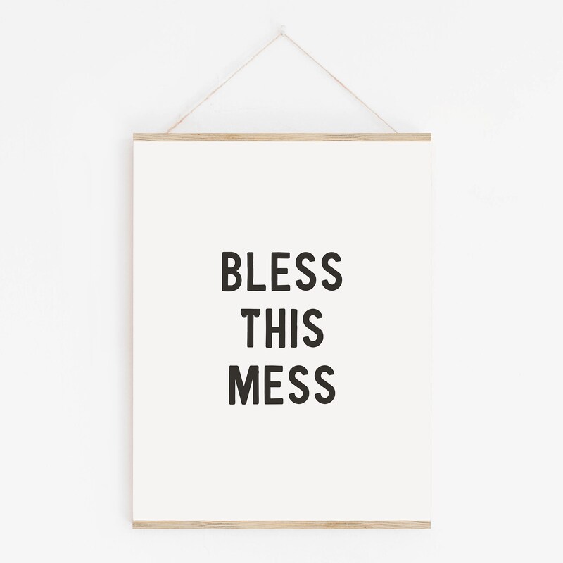 Messy House Sign - Etsy