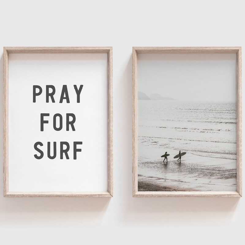 Surfing Print - Etsy