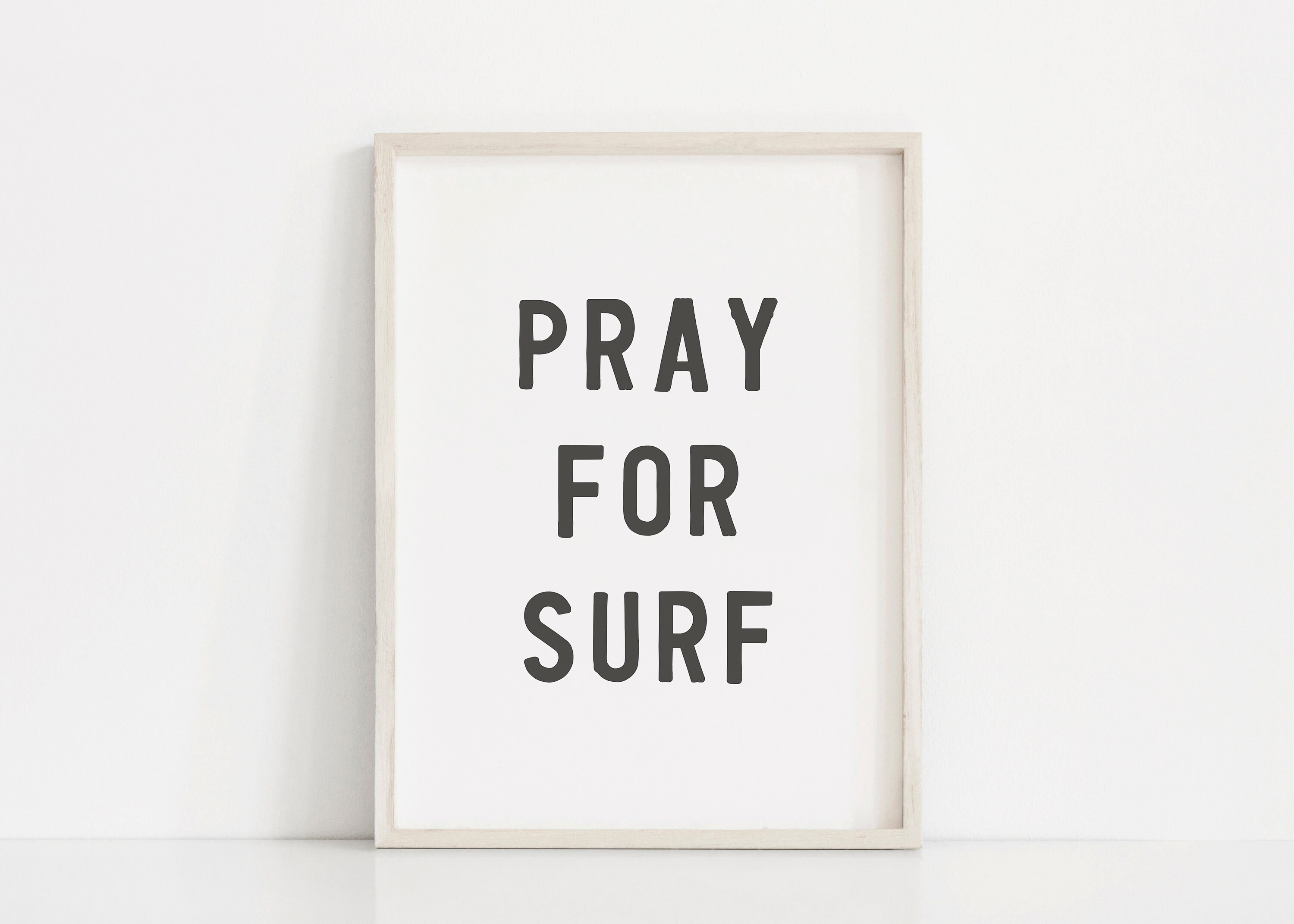 Pray for Surf Pray for Surf Print Surf Print Beach Print - Etsy