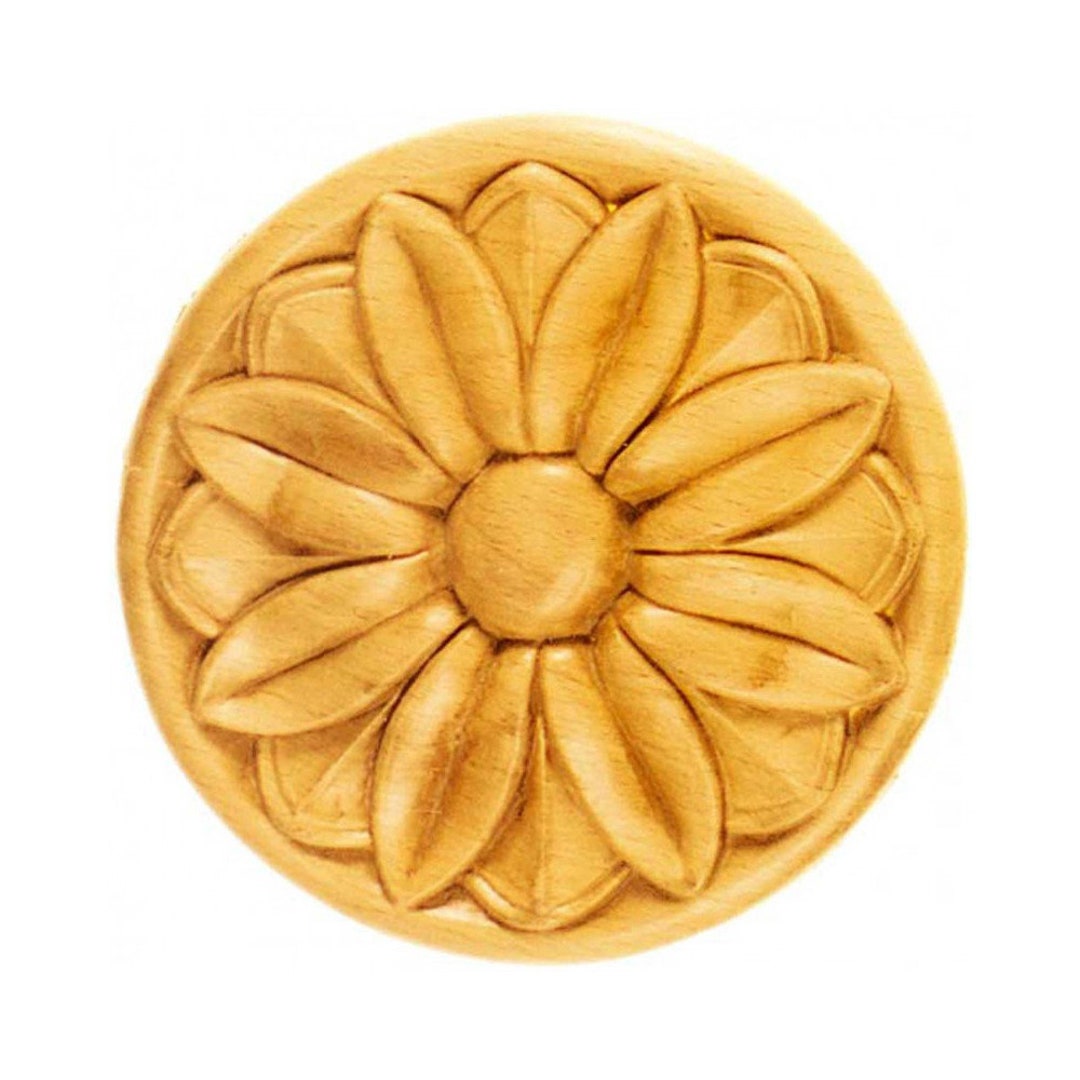 RR37/B Round Rosettes Made of Wood: 195 Mm X 195 Mm X 13 Mm Ep L - Etsy