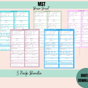 Med Surg Tele Nurse Bedside Report and Brain Sheet for Rns and Student ...